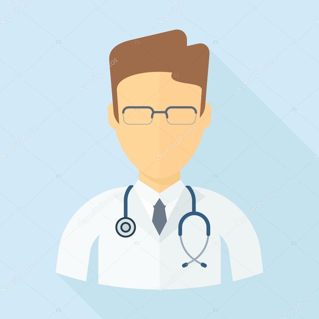 Doctor man color icon — Stock Vector © quarta #122065252