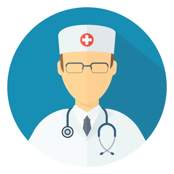 Doctor man color icon — Stock Vector © quarta #122065252