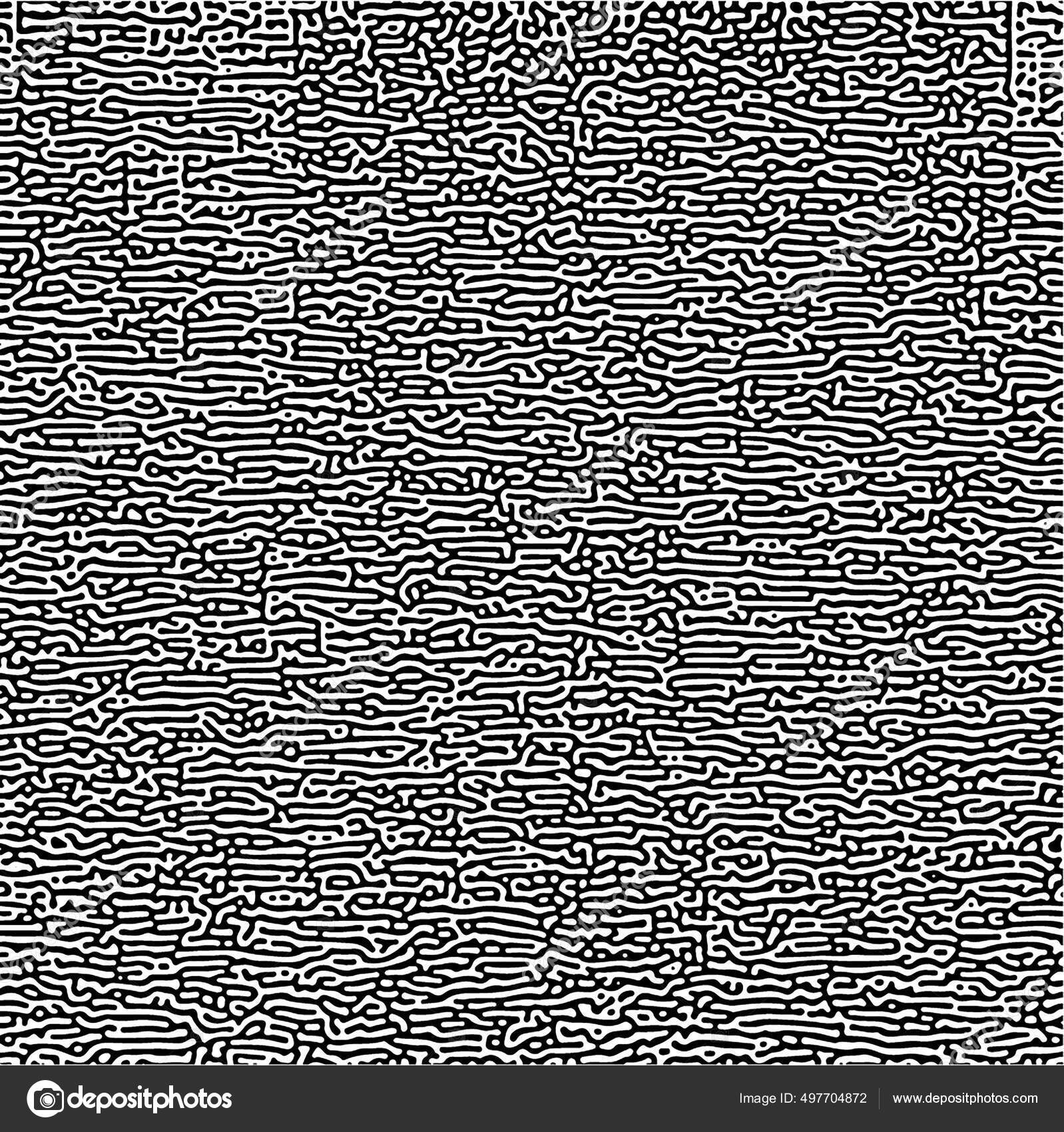 Cyclic Symmetric Multiscale Turing Pattern. Monochrome texture Stock ...