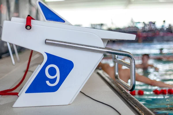 Swim starting blocks Stock Photos, Royalty Free Swim starting blocks ...