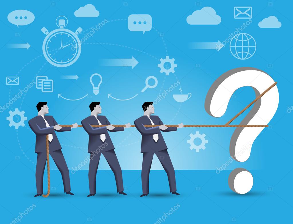 Team solving complex problem together — Stock Vector © Ryzhi #119361120 Team solving complex problem together — Stock Vector © Ryzhi #119361120