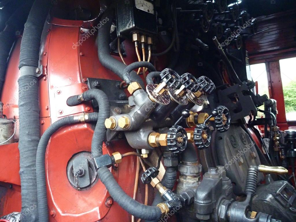 Big old historical steam machine — Stock Photo © luciezr #113929160