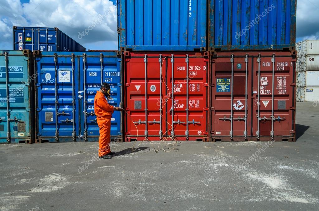 Fumigated cargo in containers Stock Photo by ©vietnam_images 86640330