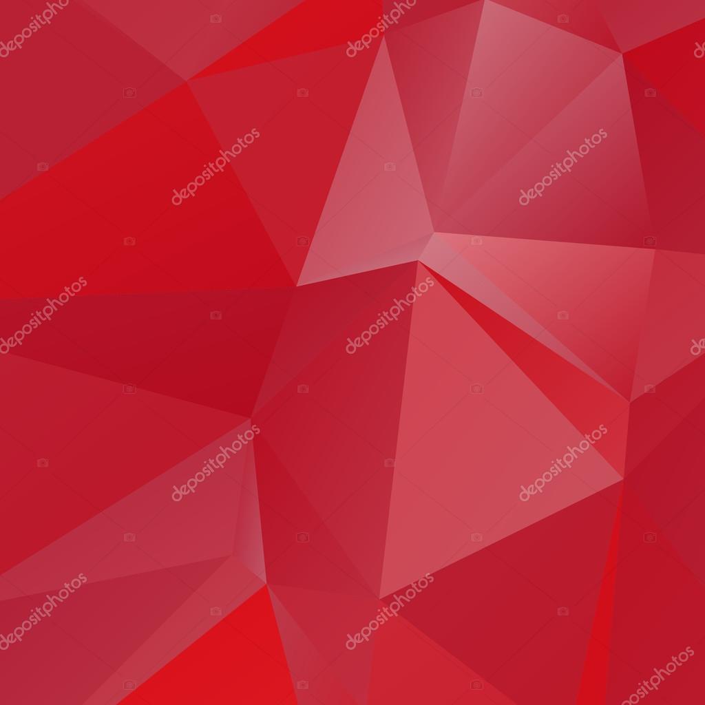 Red low poly triangulated abstract background Stock Vector Image by ...