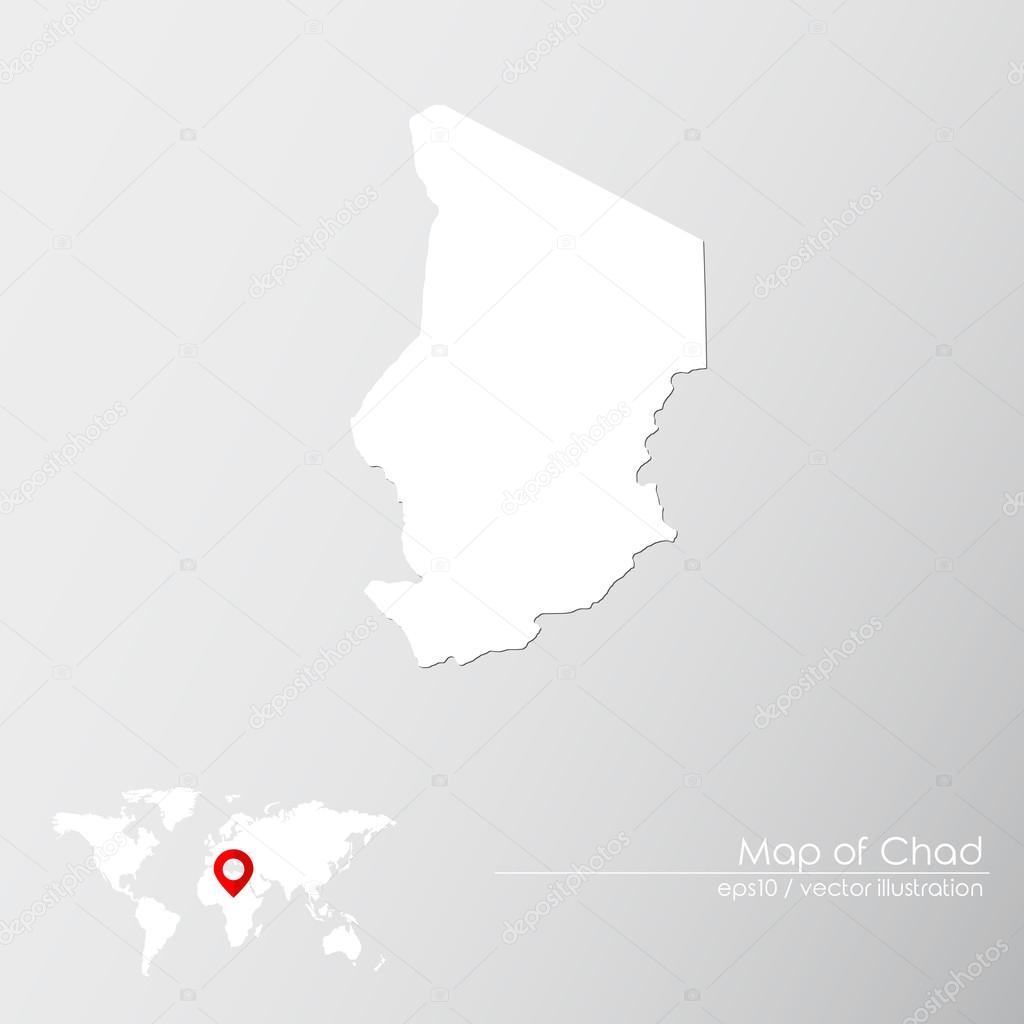 chad world map