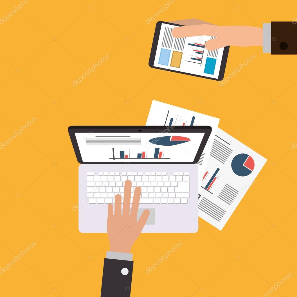 Infographic document design Stock Vector Image by ©jemastock #104773292