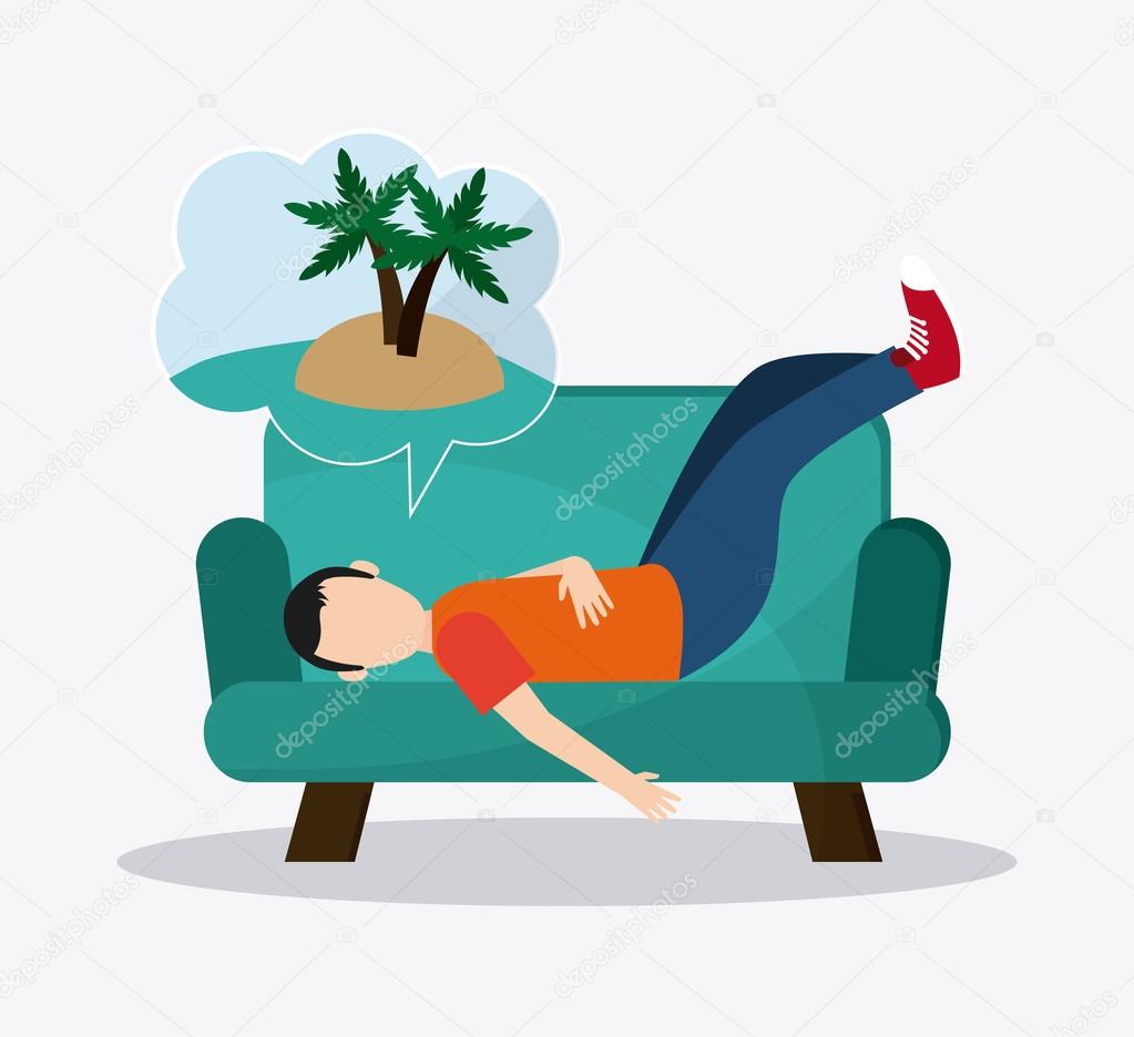 niño diseño de icono, vector ilustración de descanso — Vector de stock ...