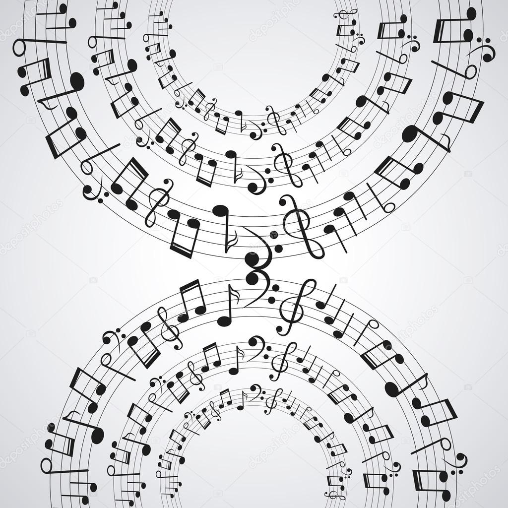 Música nota diseño Vector de stock por ©jemastock 104880672