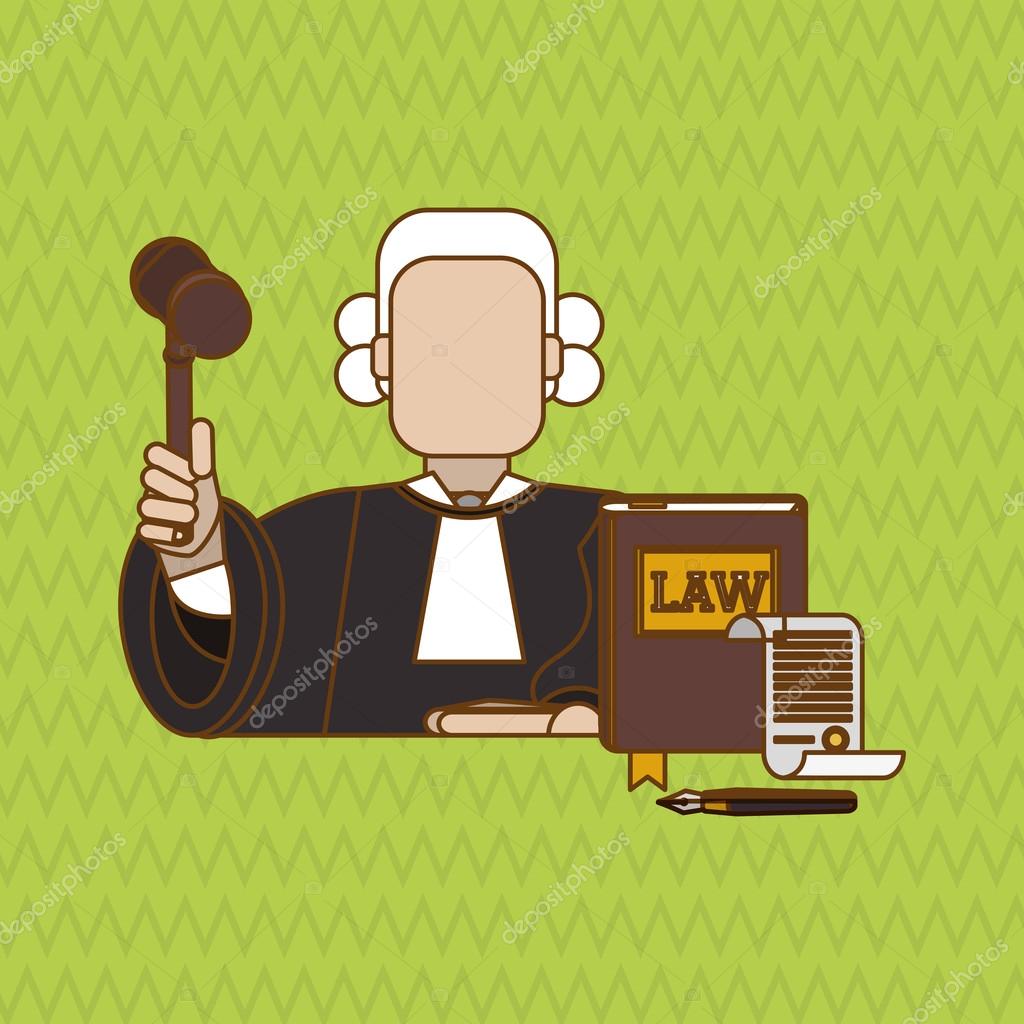 Juez icono diseño Vector de stock #105078810 de ©jemastock