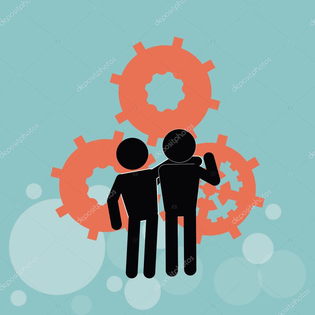 Illustration of help and support, editable vector Stock Vector Image by ...