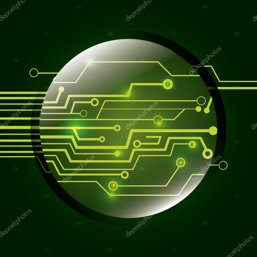 Circuit board design. technology and electronic concept Stock Vector by ©jemastock 108798688