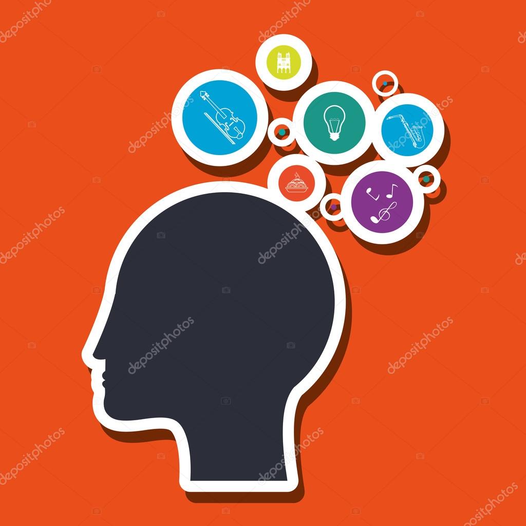 Think different design over white background Stock Vector Image by ...
