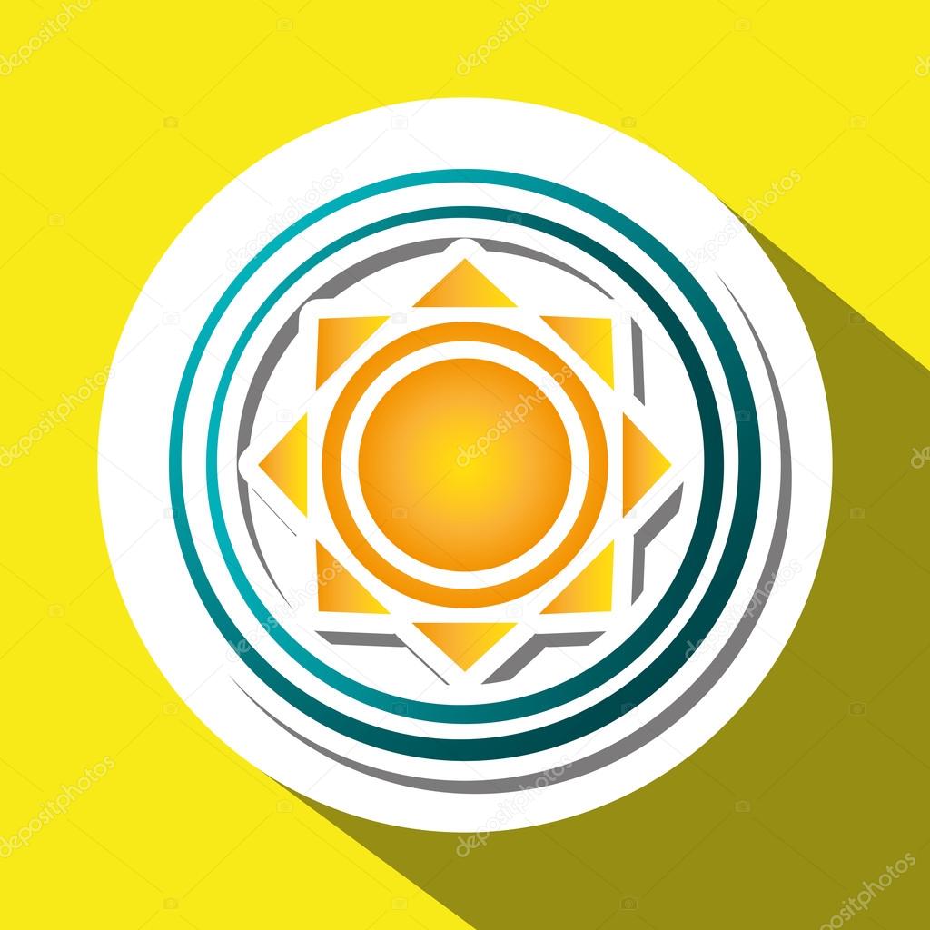 Sun design. abstract icon. summer concept Stock Vector by ©jemastock 108923040