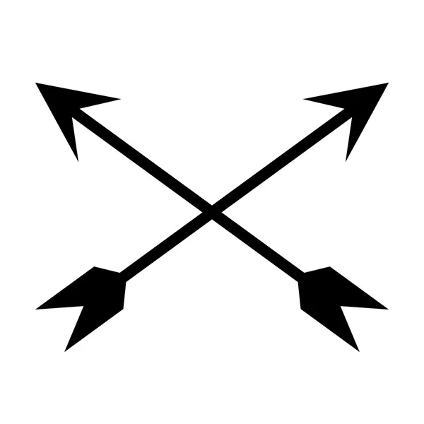 Crossed arrow logo Vector Art Stock Images | Depositphotos