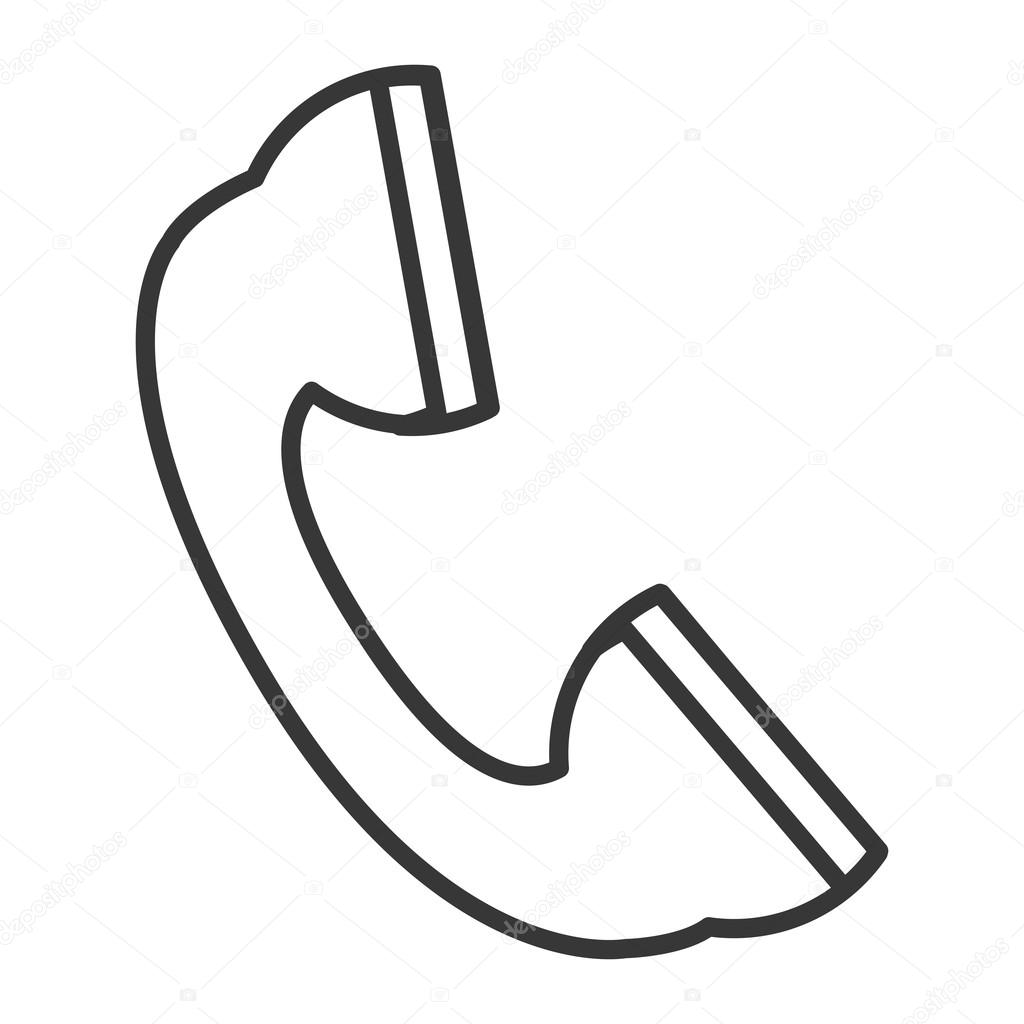 Classic telephone icon Stock Vector Image by ©jemastock #114164102
