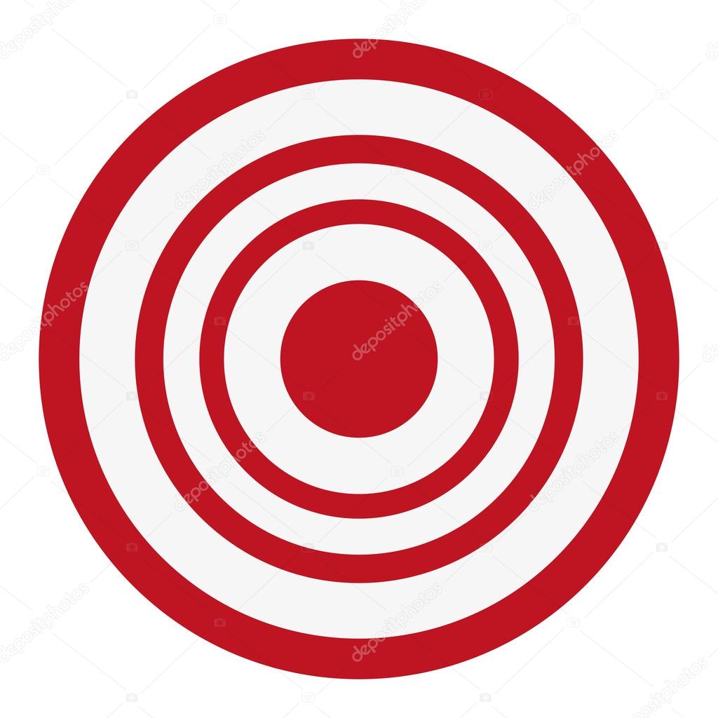Bullseye target icon — Stock Vector © jemastock #114178546