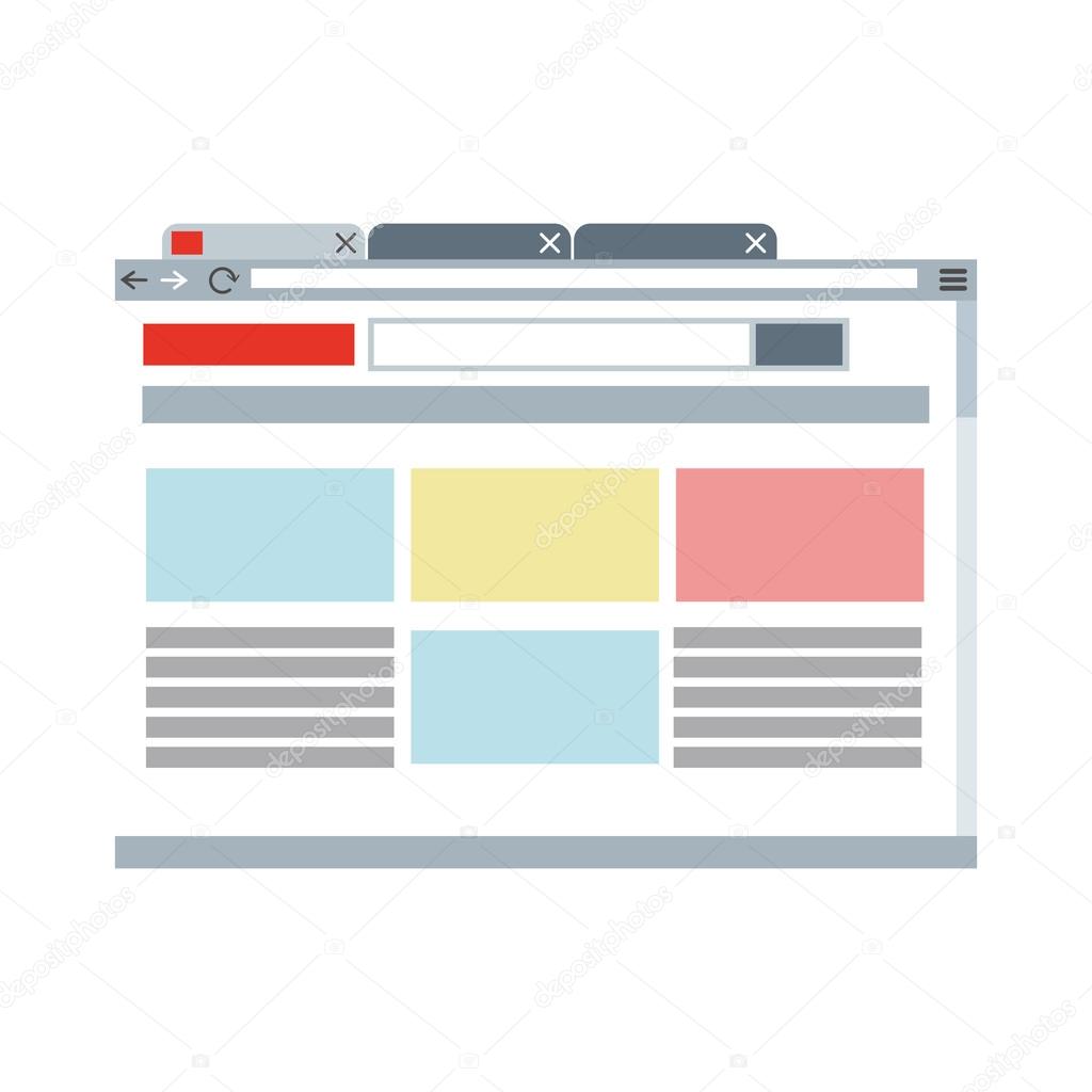 Website template icon Stock Vector by ©jemastock 114582380