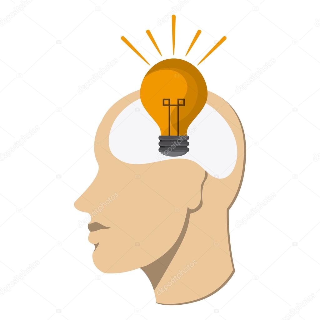 Icono De La Cabeza Humana Pensando En Diseño Gráfico Vectorial 2024