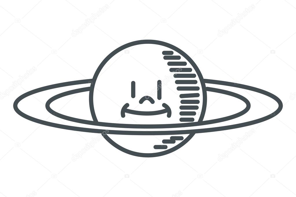 Planet Saturn Cute