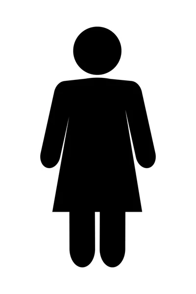 Woman pictogram icon Stock Vector Image by ©jemastock #118502930