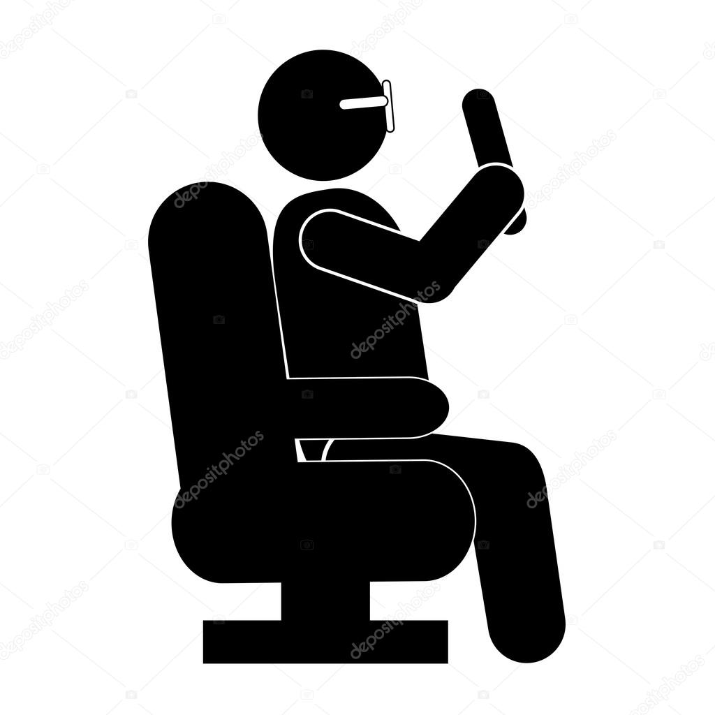 Man Sitting Down Icon