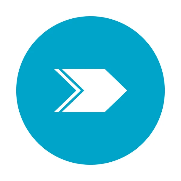 Arrow pointing right inside circle icon — Stock Vector © jemastock ...