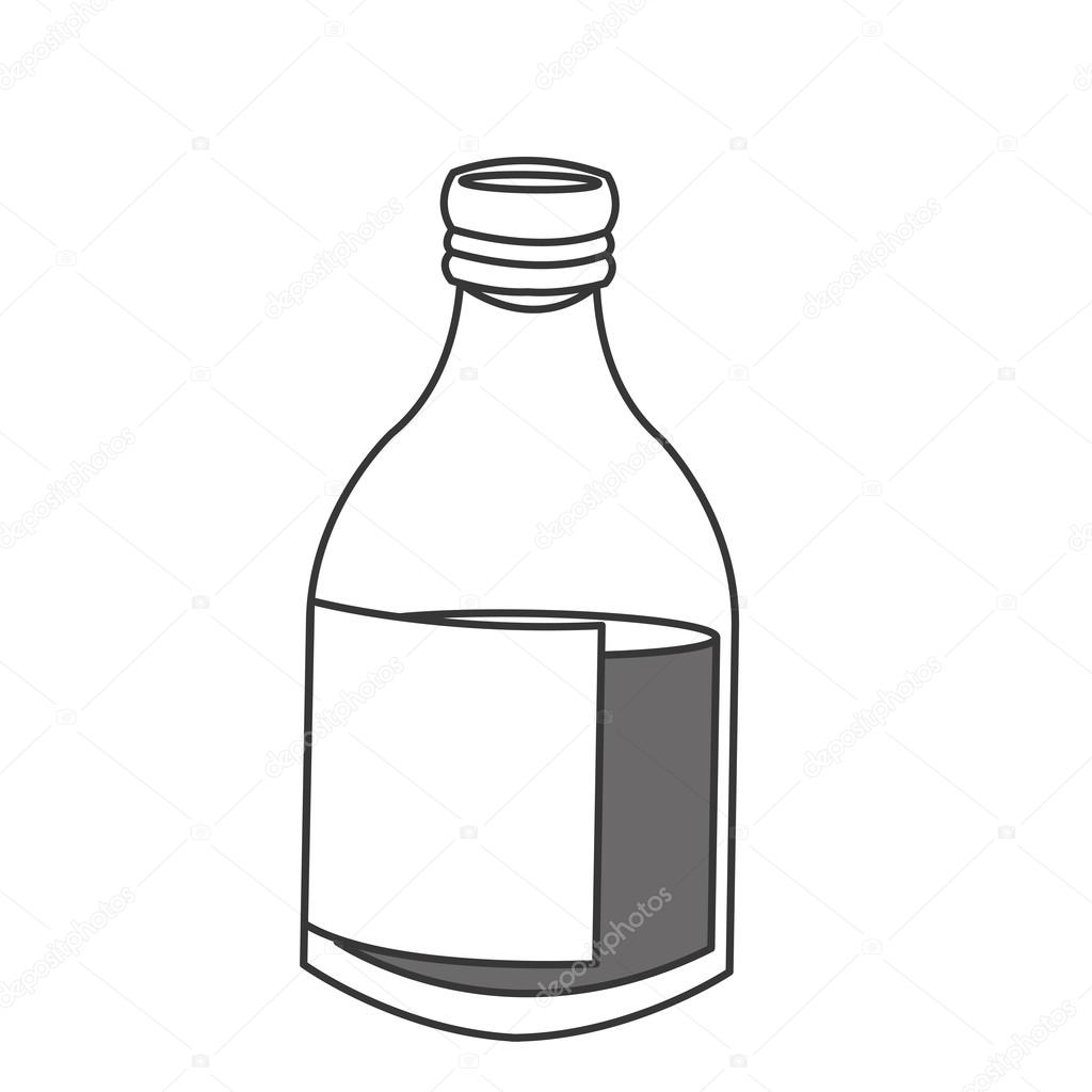 Glass Bottle Icon — Stock Vector © Jemastock 118278436