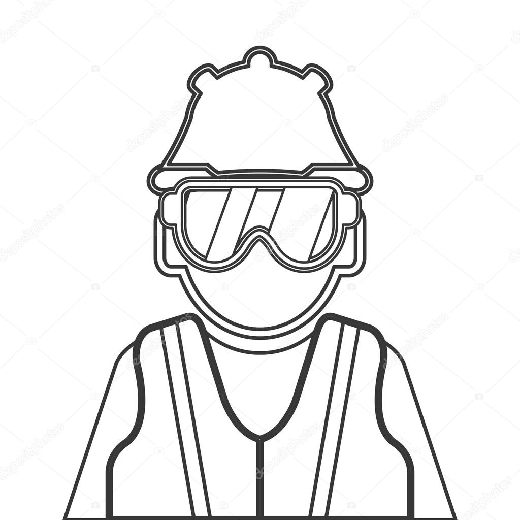 Industrial worker icon Stock Vector by ©jemastock 118299384