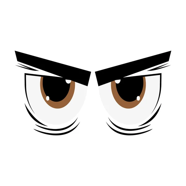 Angry Cartoon Eyes — Stock Photo © HitToon #7275492