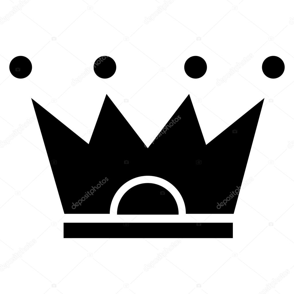 Krone-Piktogramm Stock-Vektorgrafik von ©jemastock 118322386