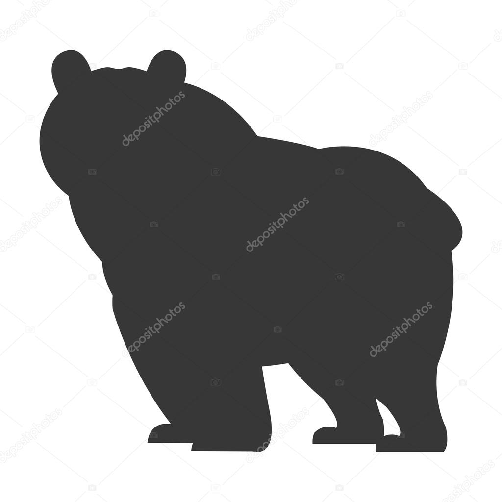Grizzly bear icon Stock Vector by ©jemastock 118329046