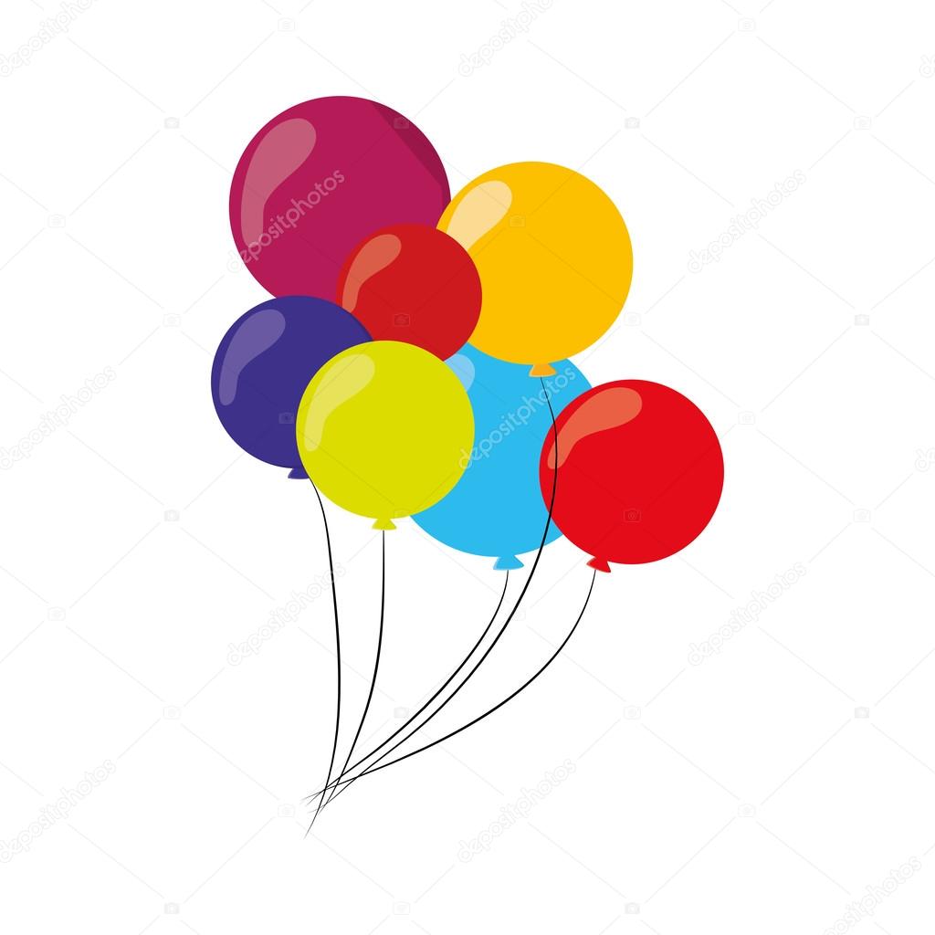 Colorful balloons icon Stock Vector Image by ©jemastock #118447270