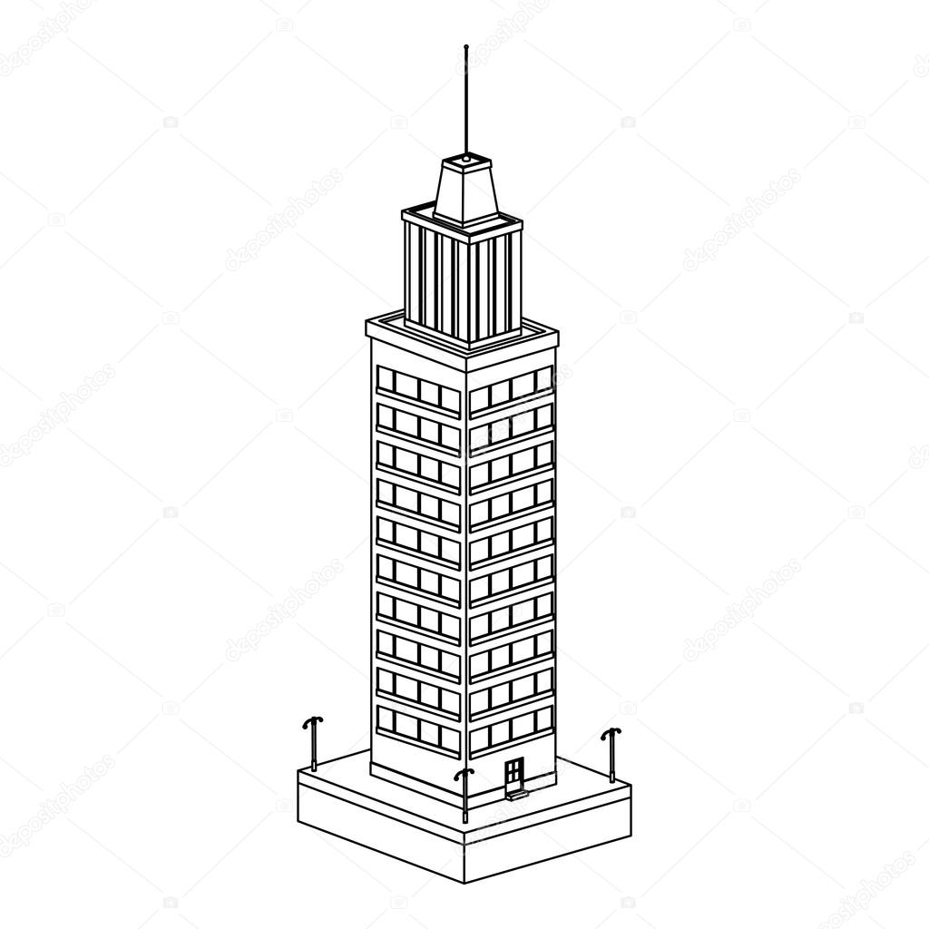 Icono de edificio alto Vector de stock #118539858 de ©jemastock