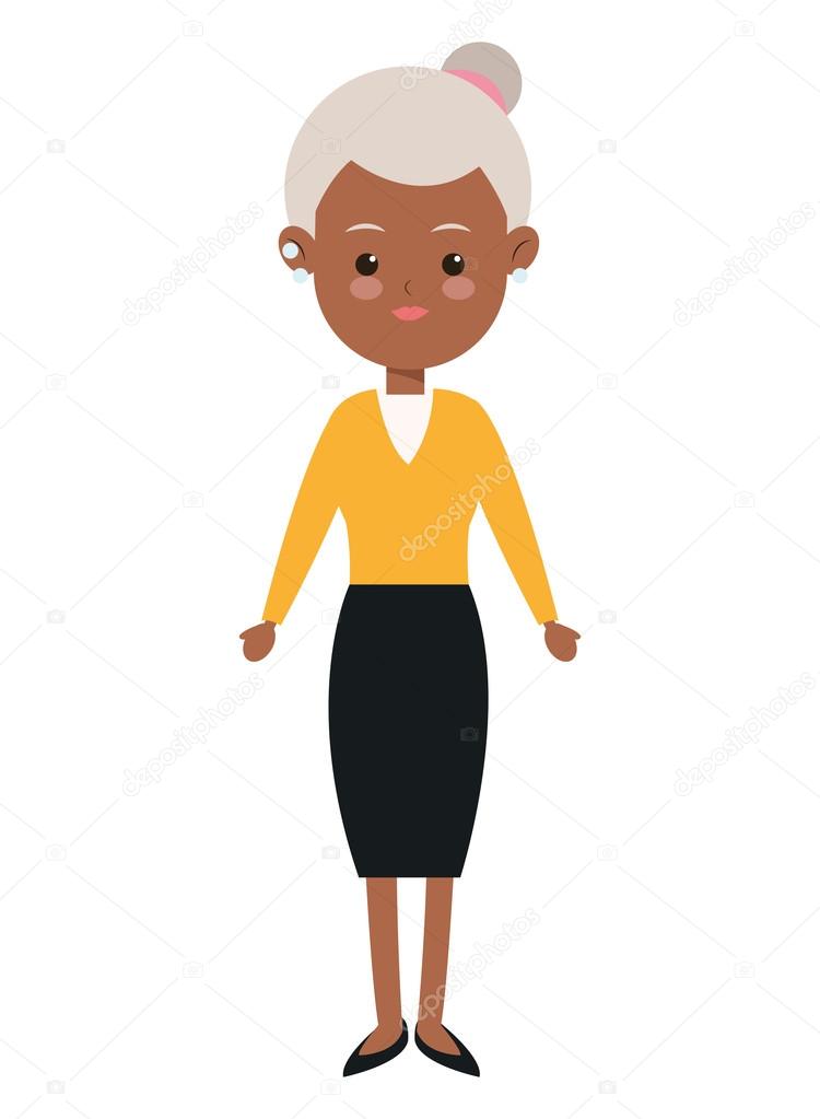 Elder woman icon Stock Vector by ©jemastock 118548552