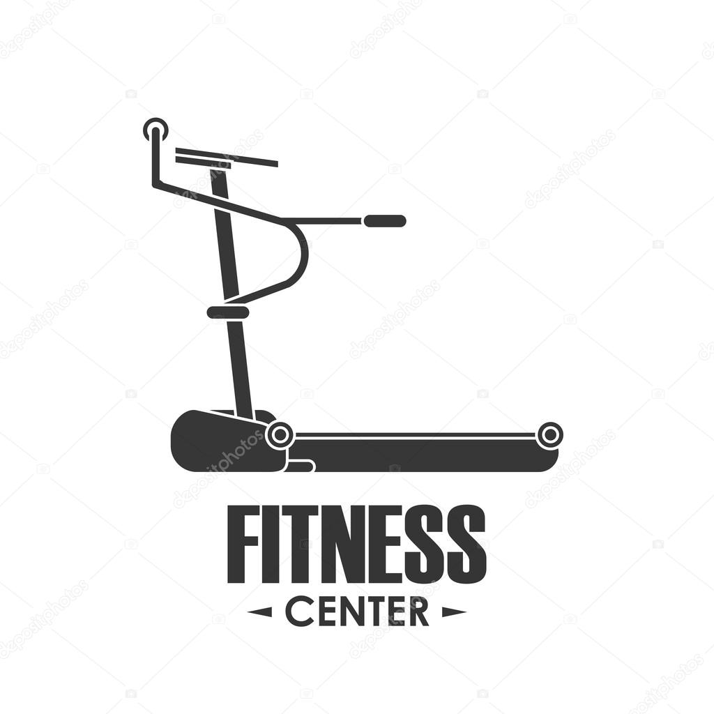 Running machine icon. Fitness design. Vector graphic — Stock Vector ...
