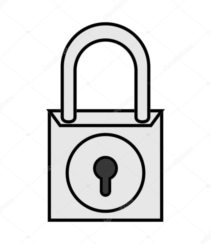 Safety lock icon Stock Vector by ©jemastock 119349052
