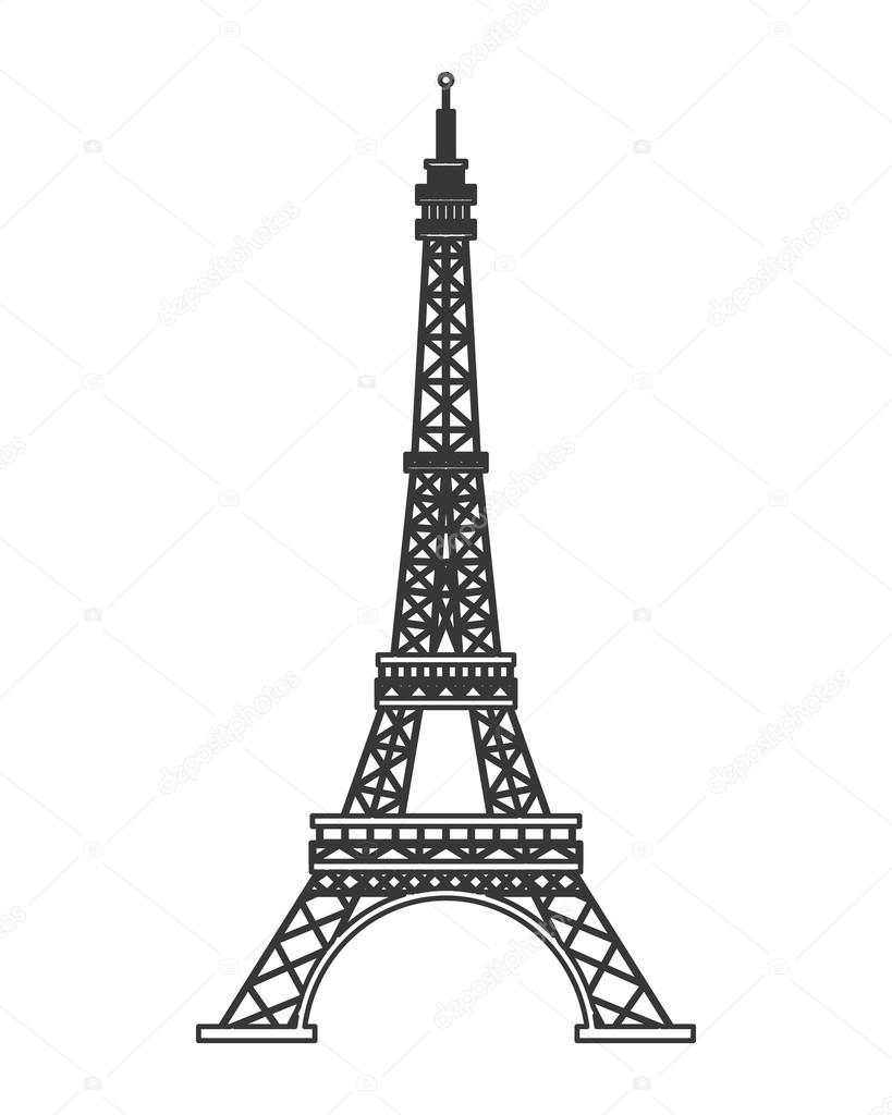 Tour Eiffel Logo Epure Tour Eiffel, Europese Steden, LDKPHOTO