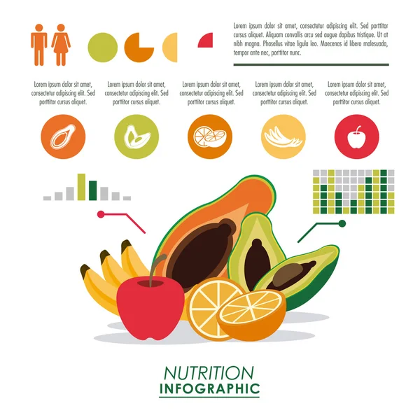 Infographic icon. Nutrition design. Vector graphic Stock Vector Image ...