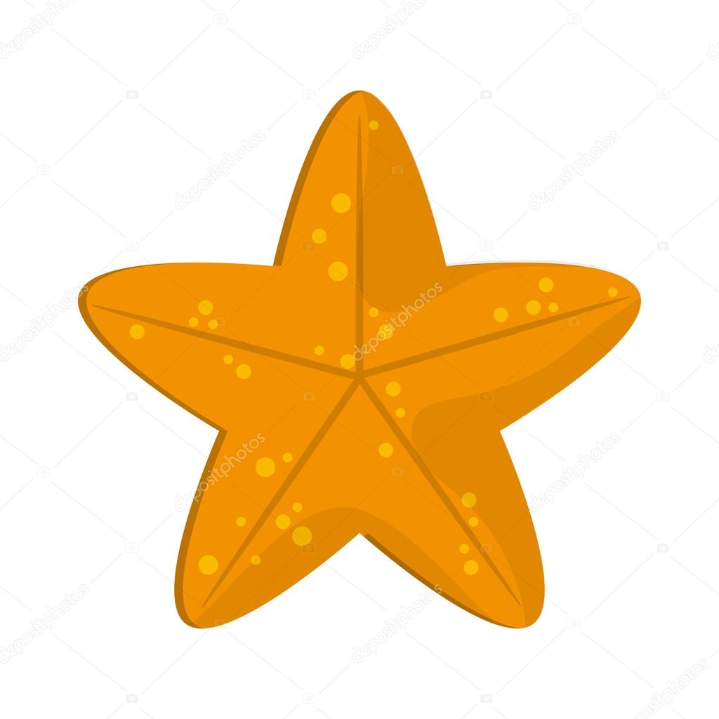 Cute starfish icon — Stock Vector © jemastock #119524220