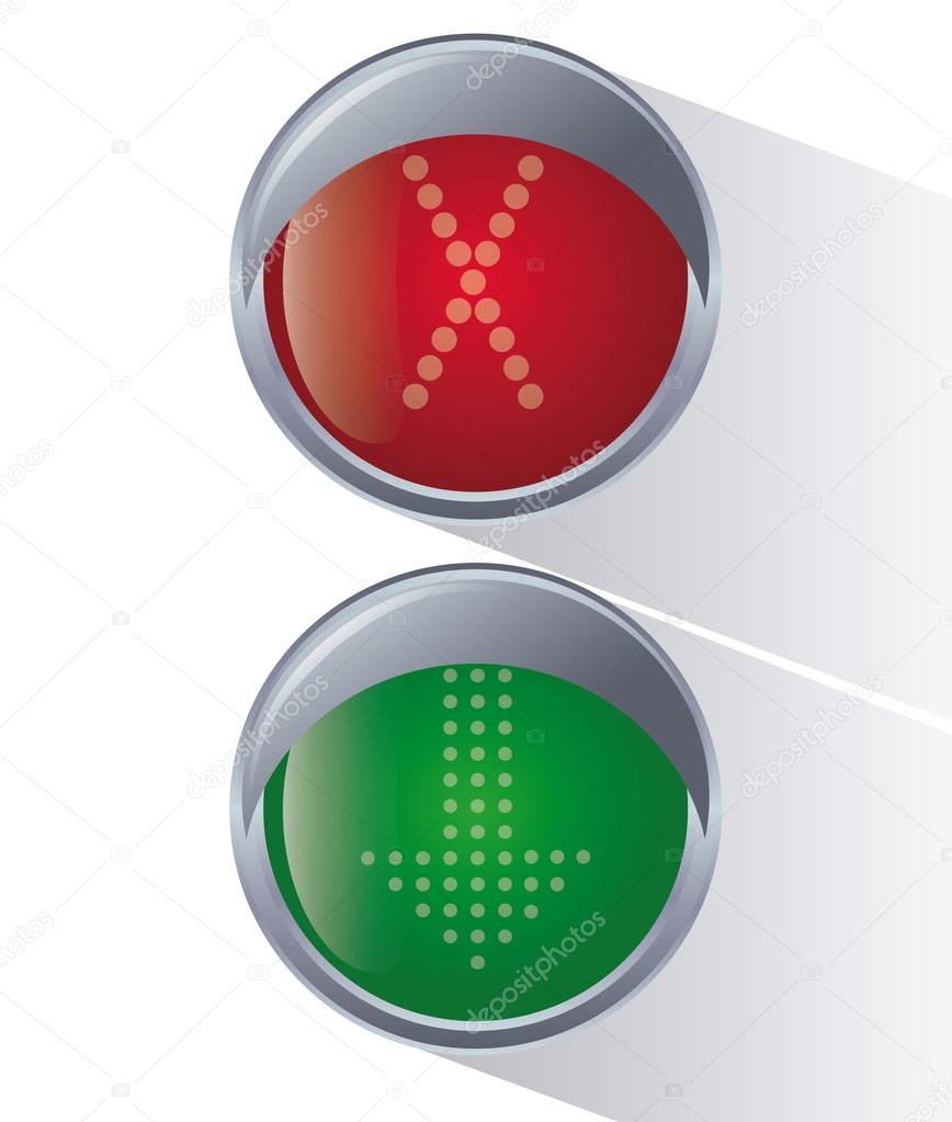 Semaphore trafficlight sign design Stock Vector Image by ©jemastock ...