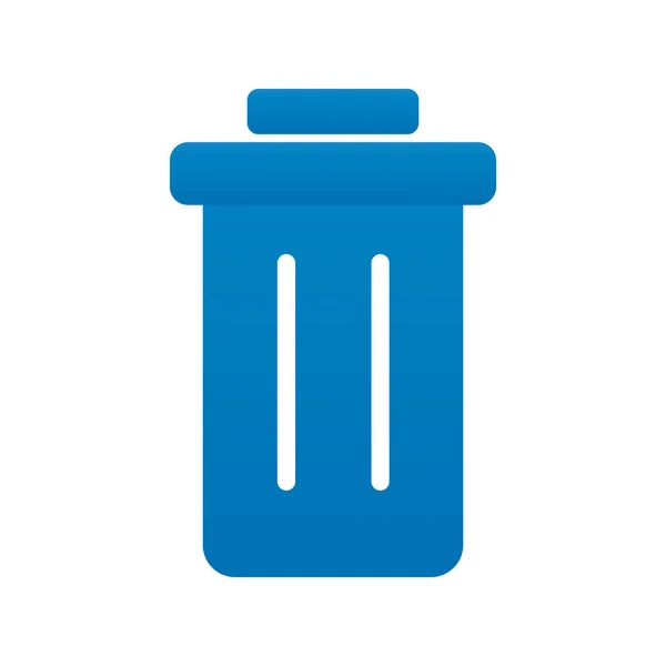 Waste bin block style icon Stock Vector by ©jemastock 377725660
