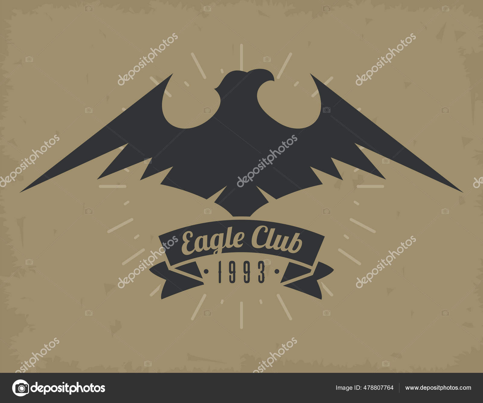 Eagle club emblem Stock Vector by ©jemastock 478807764