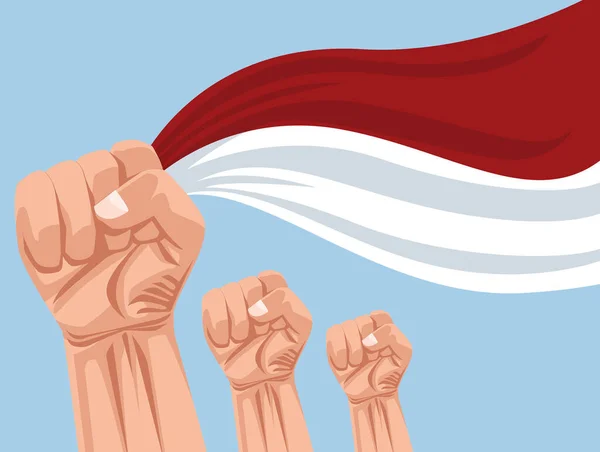 Tarjeta de indonesia merdeka Vector de stock #482240520 de ©jemastock