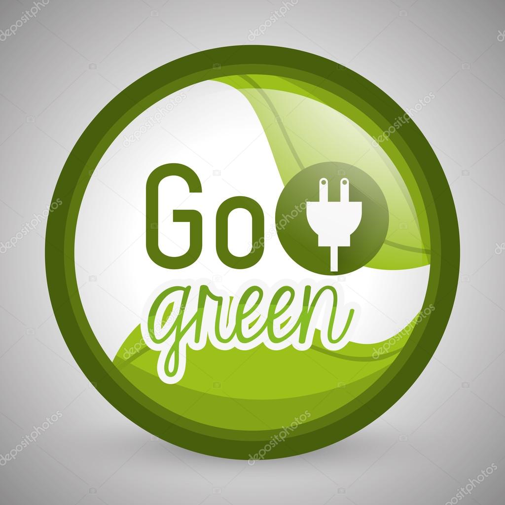 Go green design Stock Vector by ©jemastock 87722040