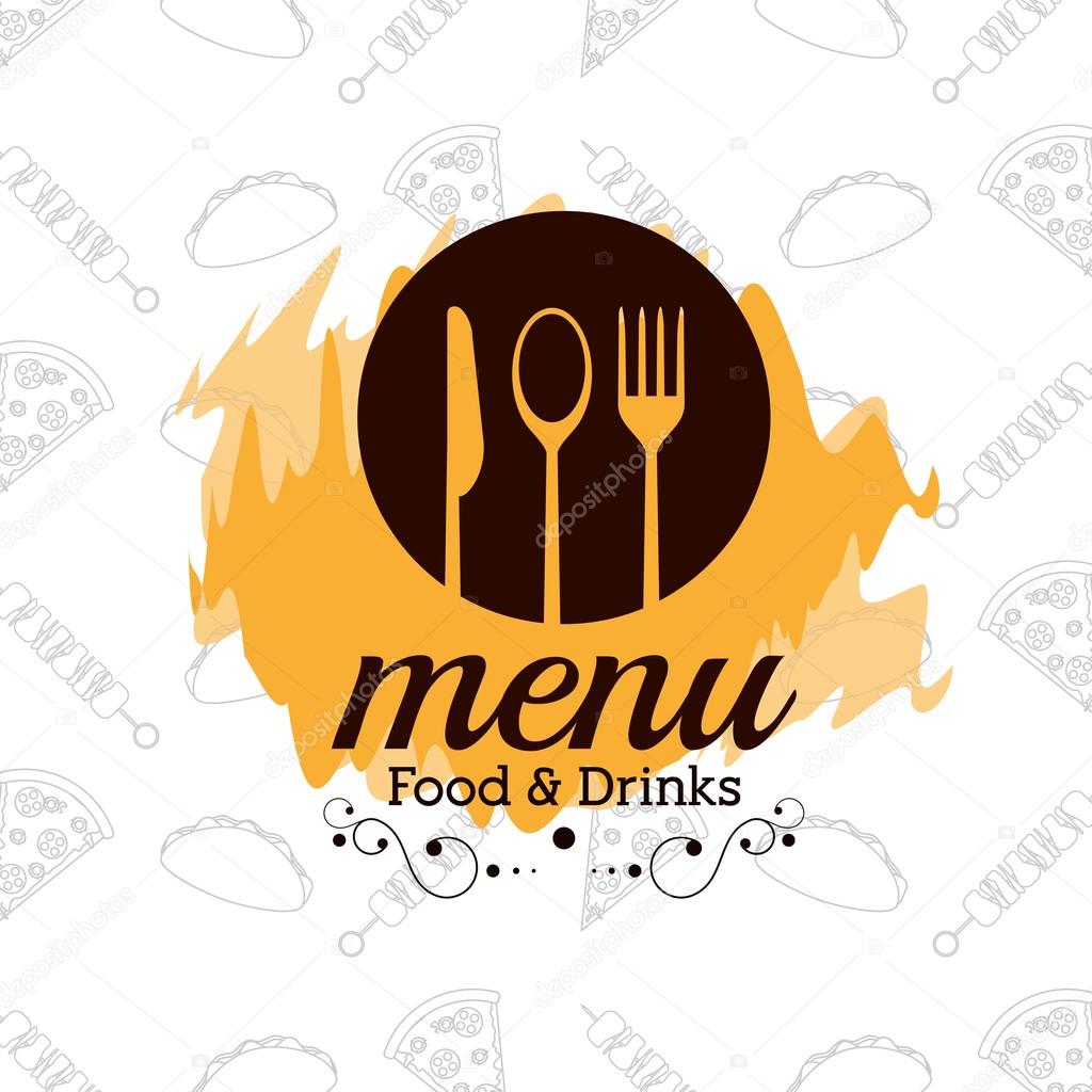 Desain menu dan restoran Vektor Stok oleh ©jemastock 97477772