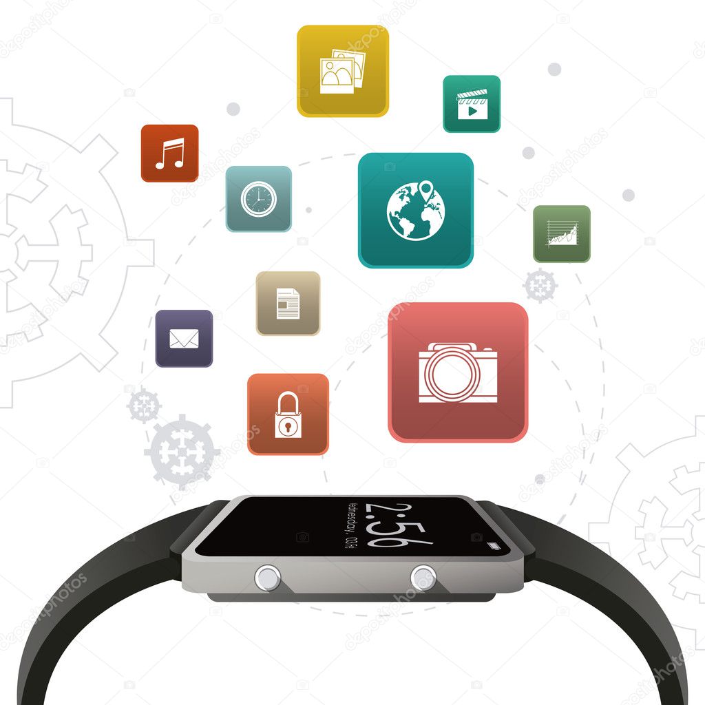 Wearable technology design Stock Vector by ©jemastock 98501564