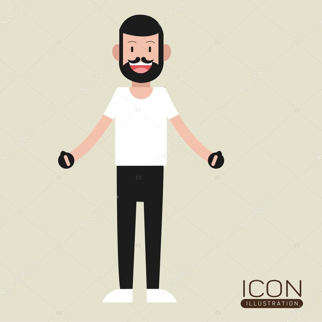 Cartoon man design Stock Vector Image by ©jemastock #98659600