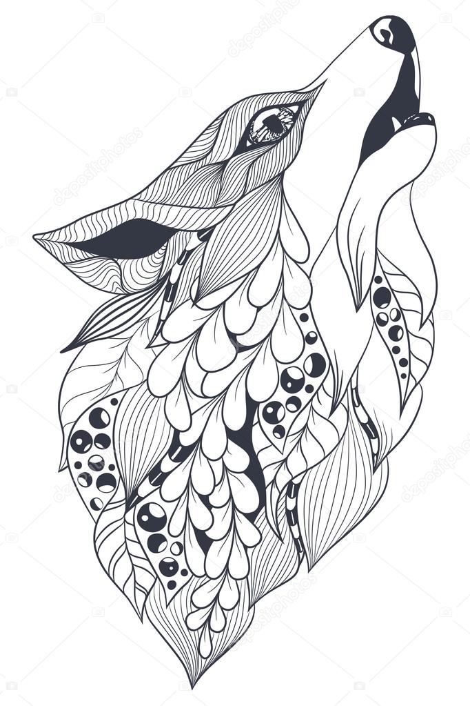 Fox spirit of the forest Stock Vector by ©Arsenika 90674350