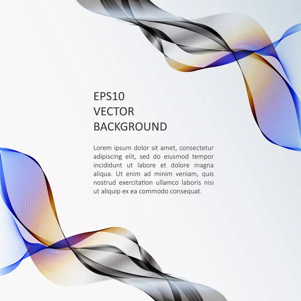 Wave background, brochure template Stock Vector Image by ©vladimir.itc ...