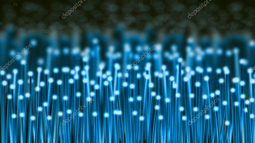 Blue fiber optics Stock Photo by ©BeeBright 104056580